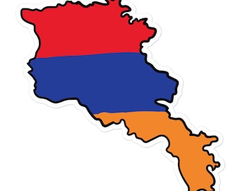 Armenia Flag Emblem Stickers High-quality Vinyl Decals for Cars ...