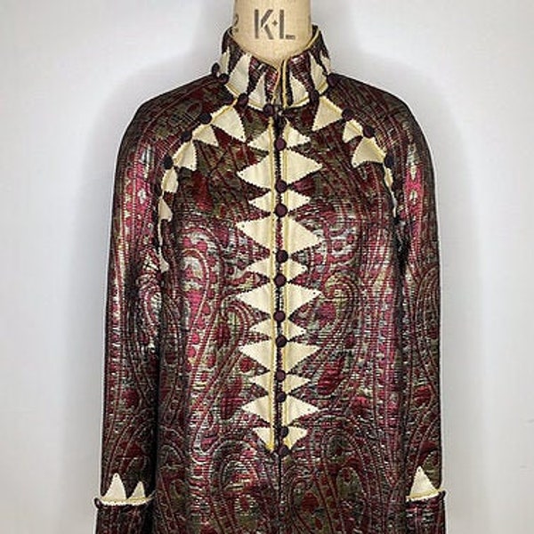 Brocade Coat - Etsy UK