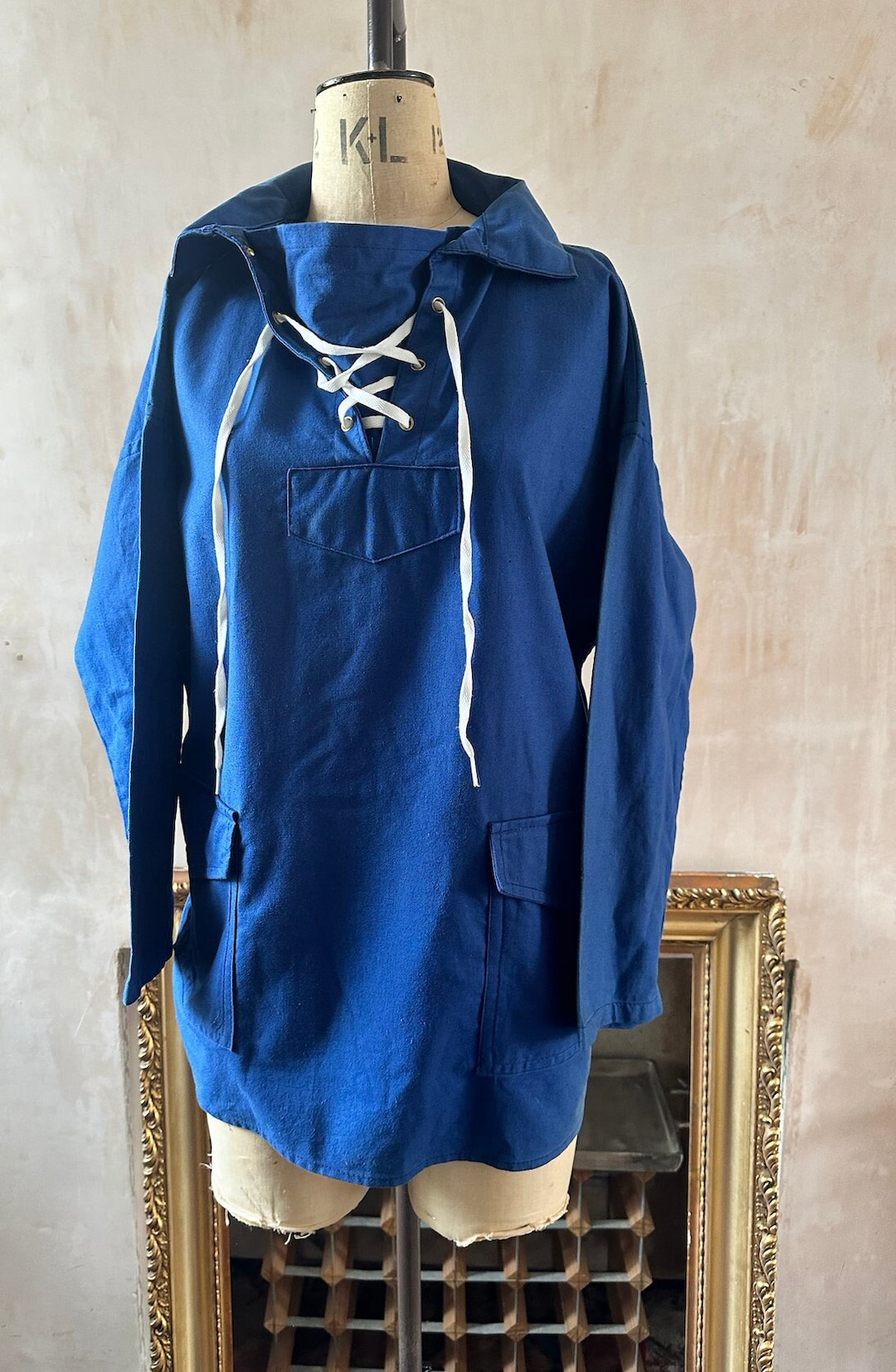 Vintage Sailor Smock a Chore Jacket Work Shirt by Johnson's Leisurewear ...