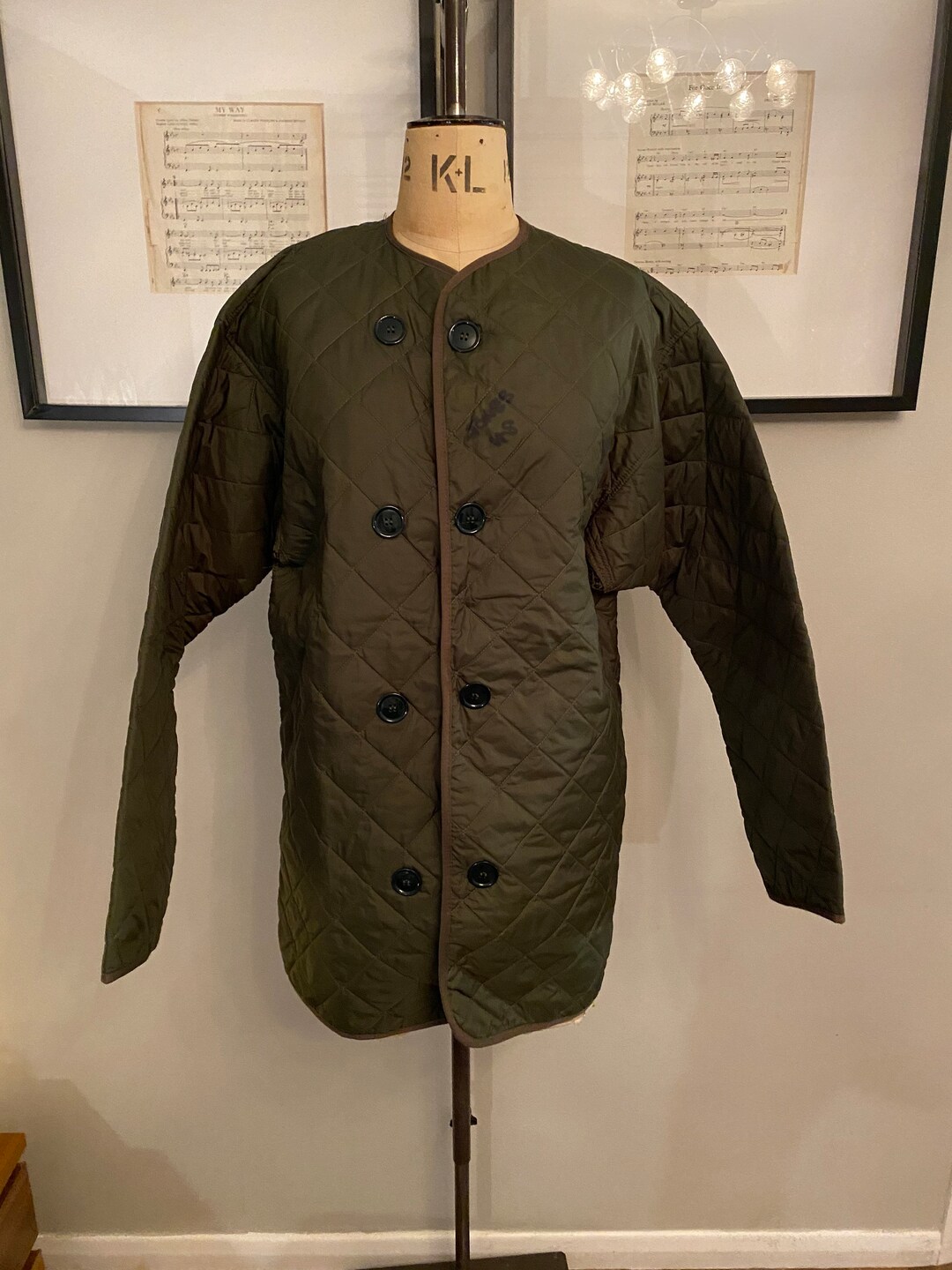 Vintage Extreme Cold Weather Liner Jacket by Bernard Uniforms - Etsy