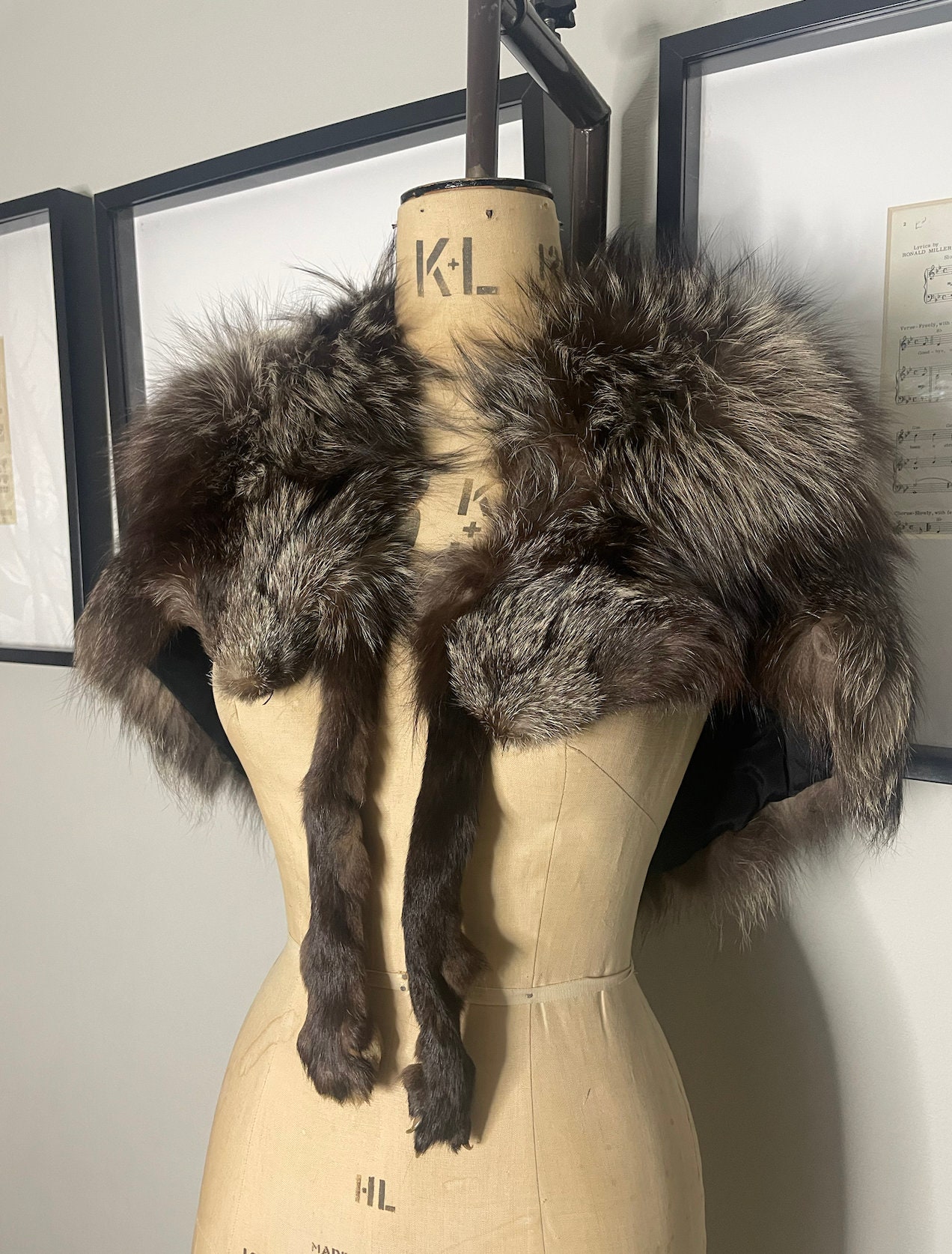 Vintage 50's Real Fur Stole - Etsy
