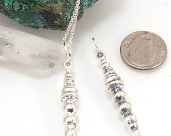 Chess Knob Pendulum in Sterling Silver With Gem Choices - Etsy