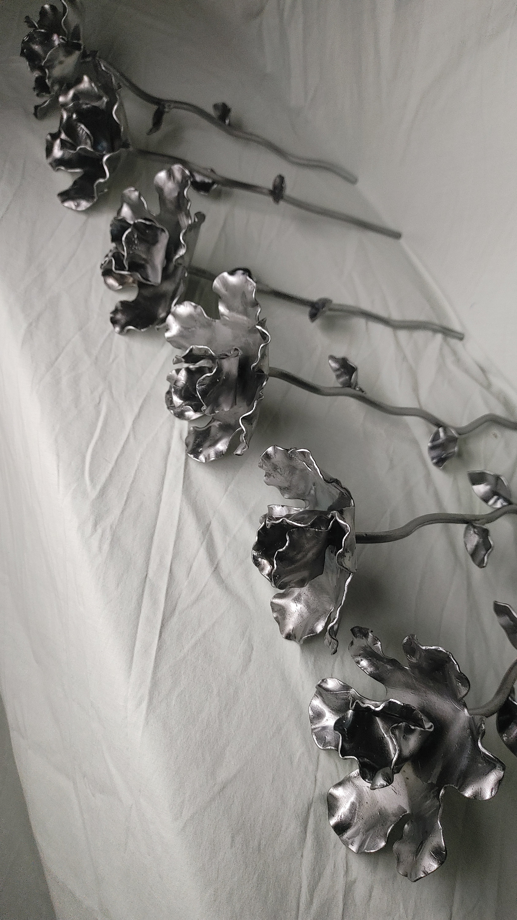 Steel Blossom a One Foot Metal Flower - Etsy