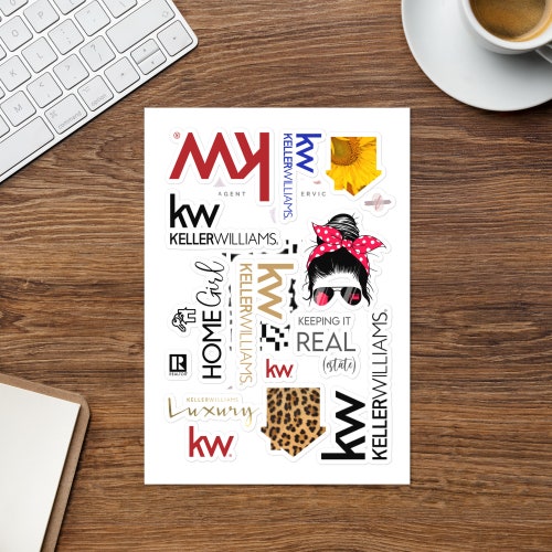 Keller Williams Realtor Stickers Sheet for Laptops Notebooks - Etsy