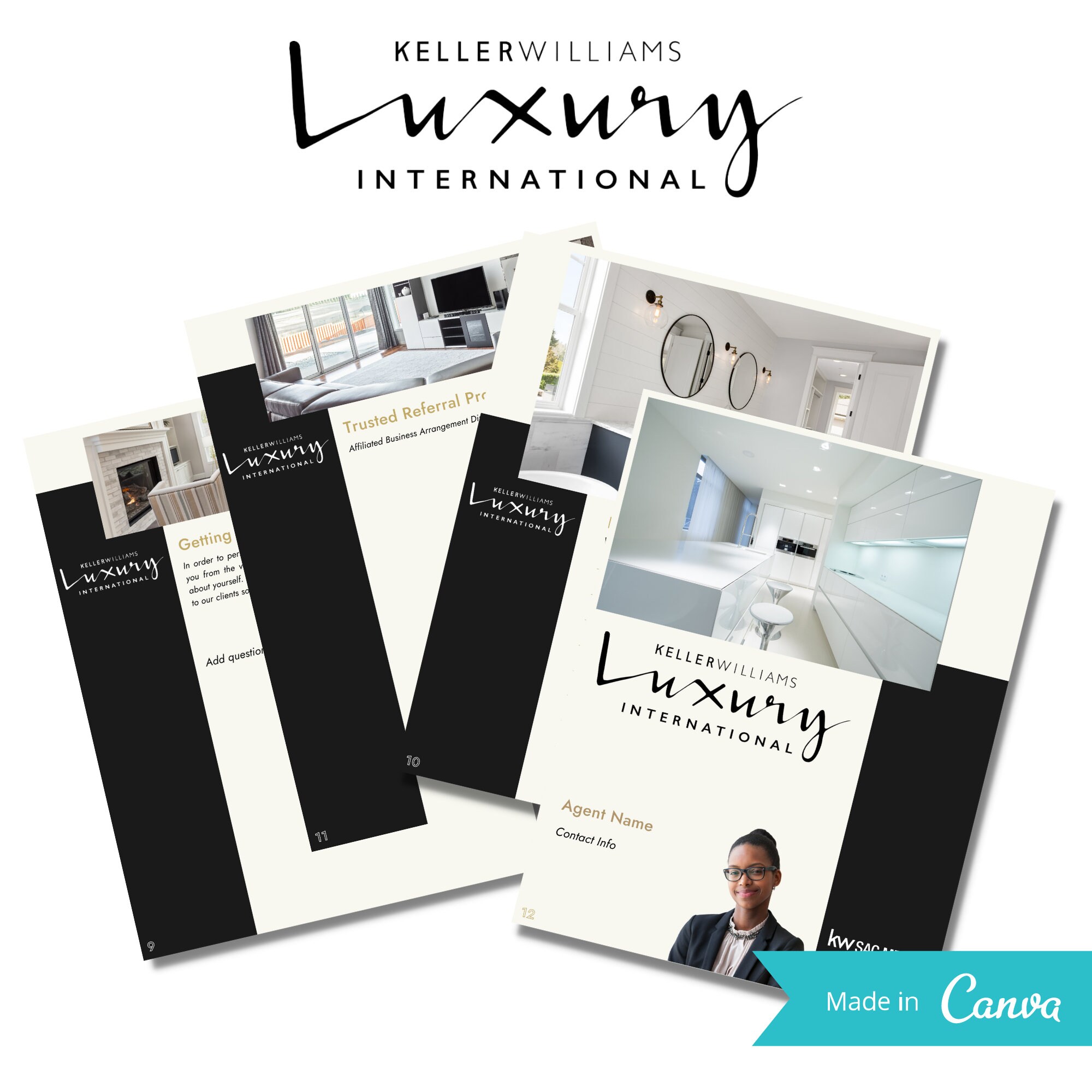 Keller Williams Realty Luxury Listing Presentation Template - Etsy