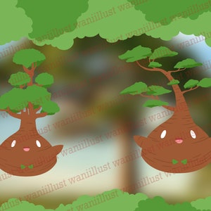 Little Cute Tree Vector Art SVG EPS Set - Etsy