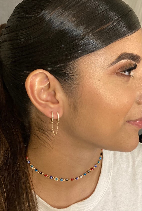 Two-hole Chain Earring — Nini Banger Handmade Jewelry, 51% OFF