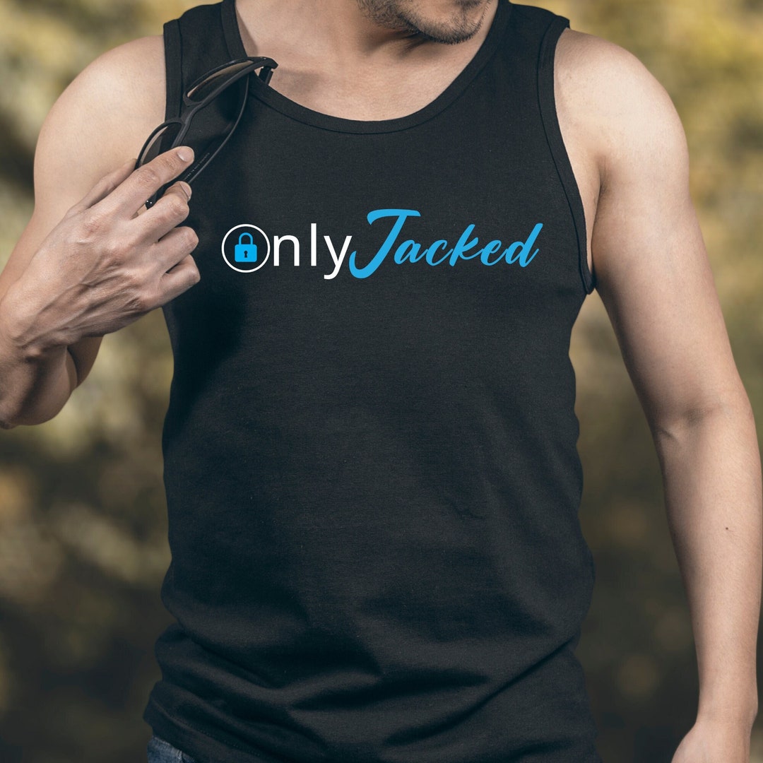 Only Jacked Tank Top, Fit Shirt, Gym Shirt, Workout Tank Top, Funny ...