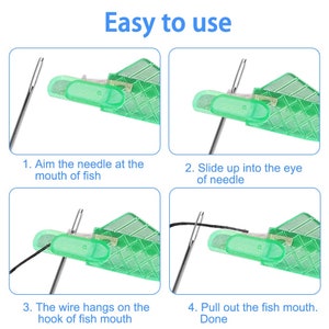 T-easy Needle Threader, New Design That is Easy to Use and Light Weight ...