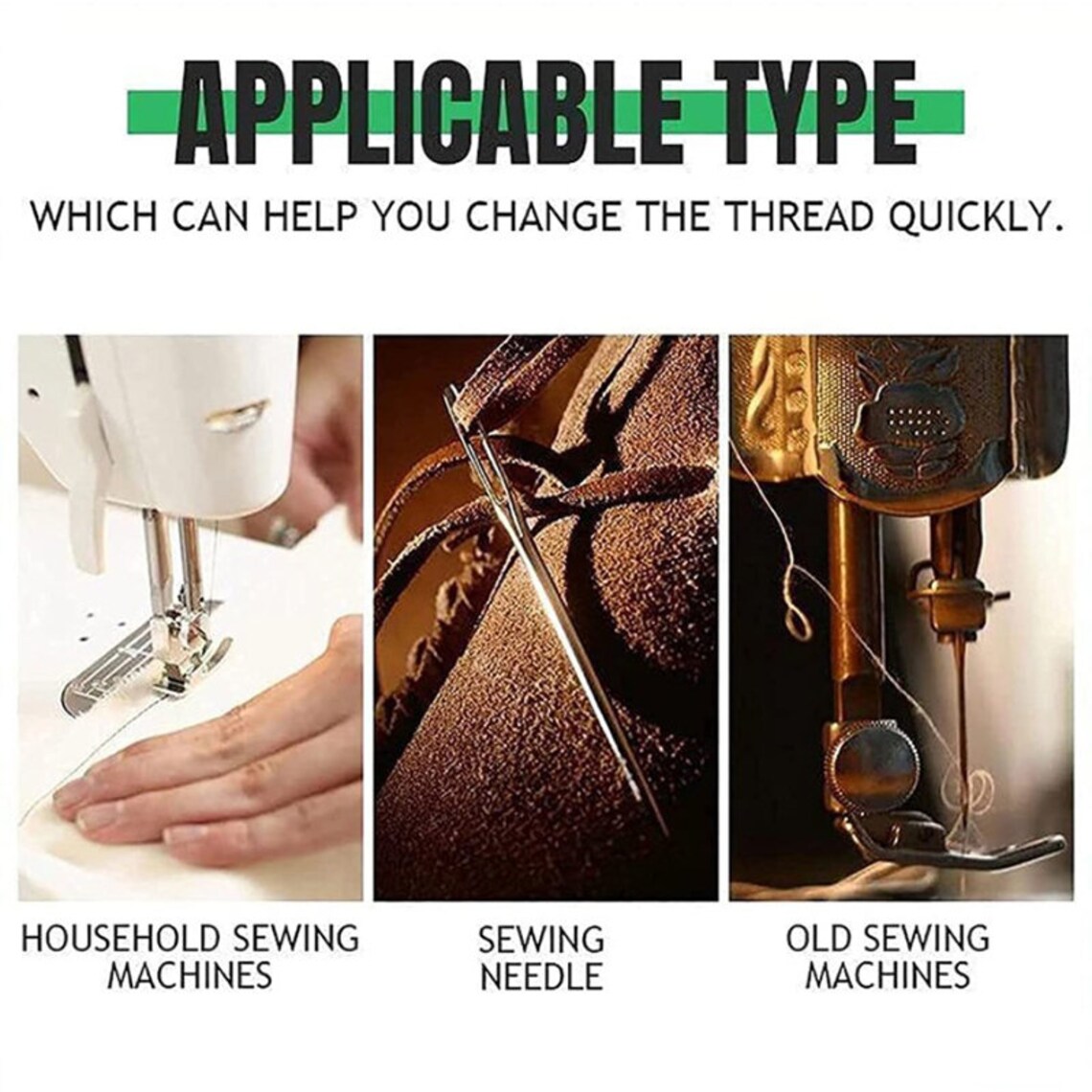 T-easy Needle Threader, New Design That is Easy to Use and Light Weight ...