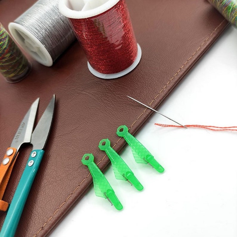 T-easy Needle Threader, New Design That is Easy to Use and Light Weight ...