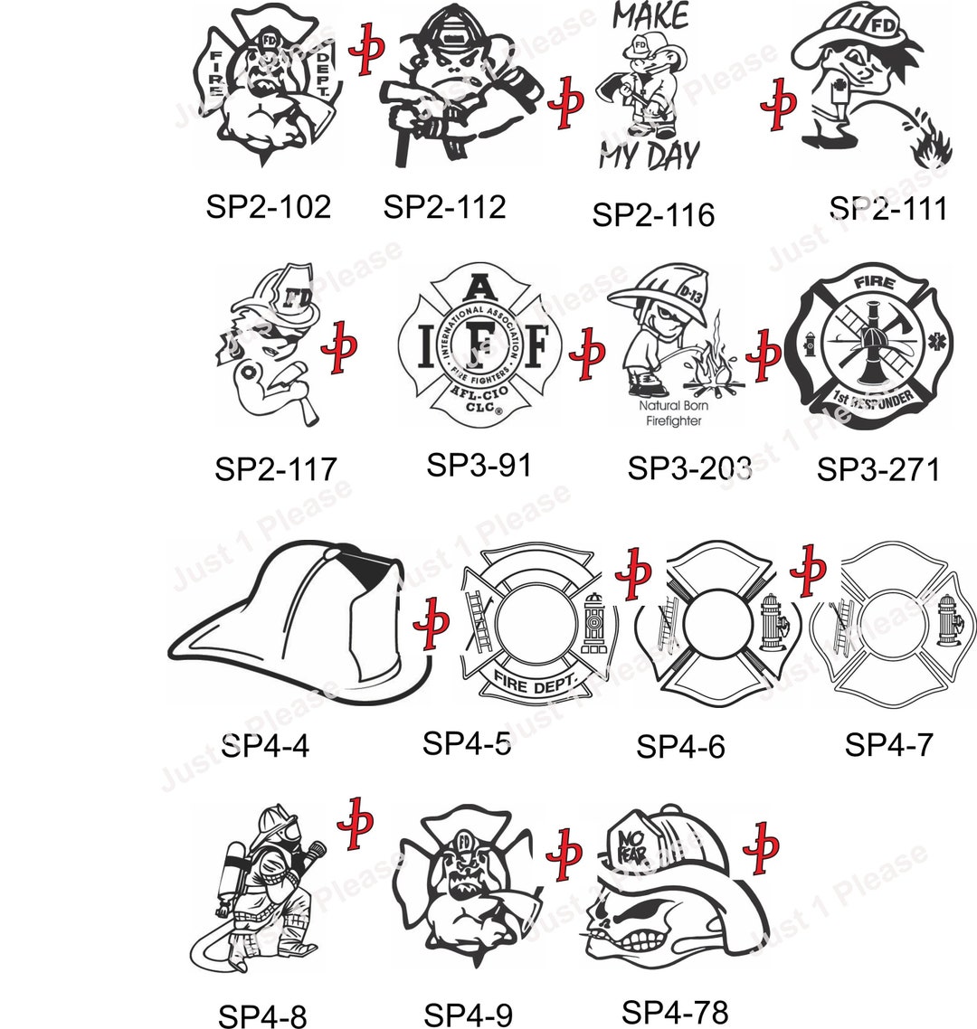 Fire Men Group 2 Vectors in Ai, EPS, JPG - Etsy