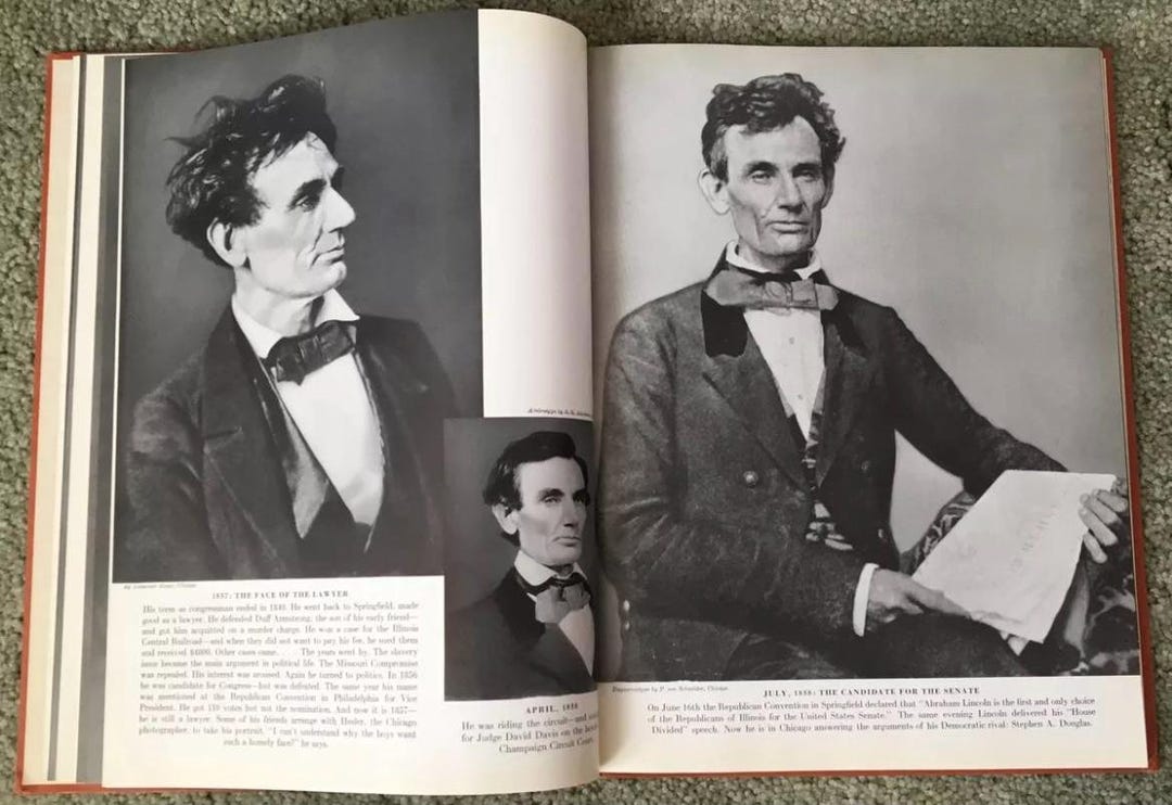 Lincoln - His Life in Photographs by Stefan Lorant 1941 Hardcover ...