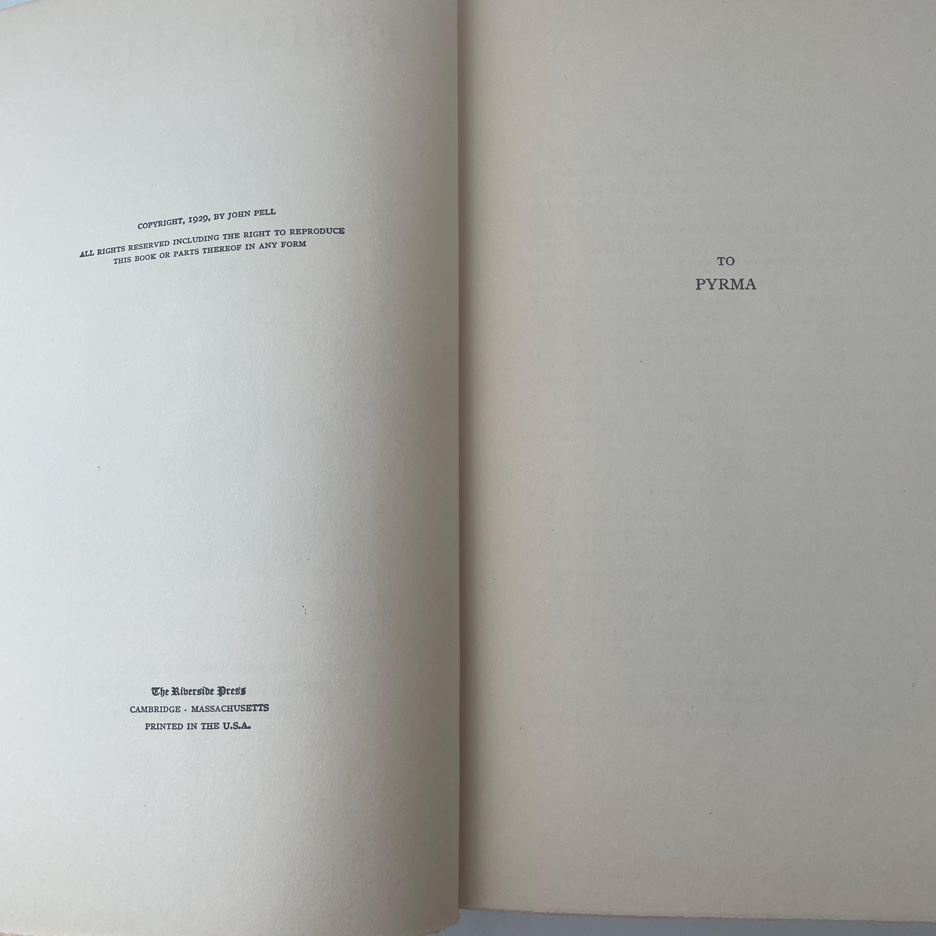 Ethan Allen by John Pell 1929 Vermont Ticonderoga Revolutionary War ...