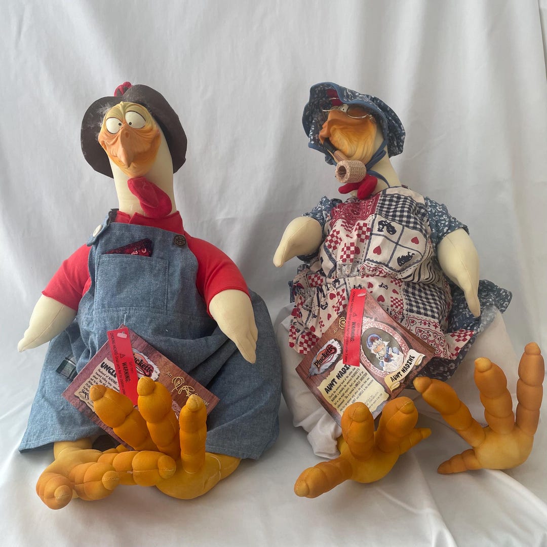 Plucketts Aunt Nadine & Uncle Skeeter Chicken Rooster Xavier Roberts ...