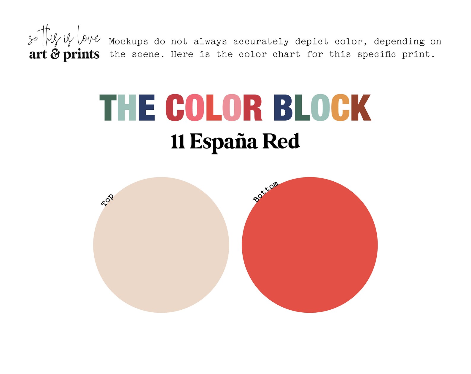 Orange Red Color Block Art Print Contemporary Minimalist - Etsy.de