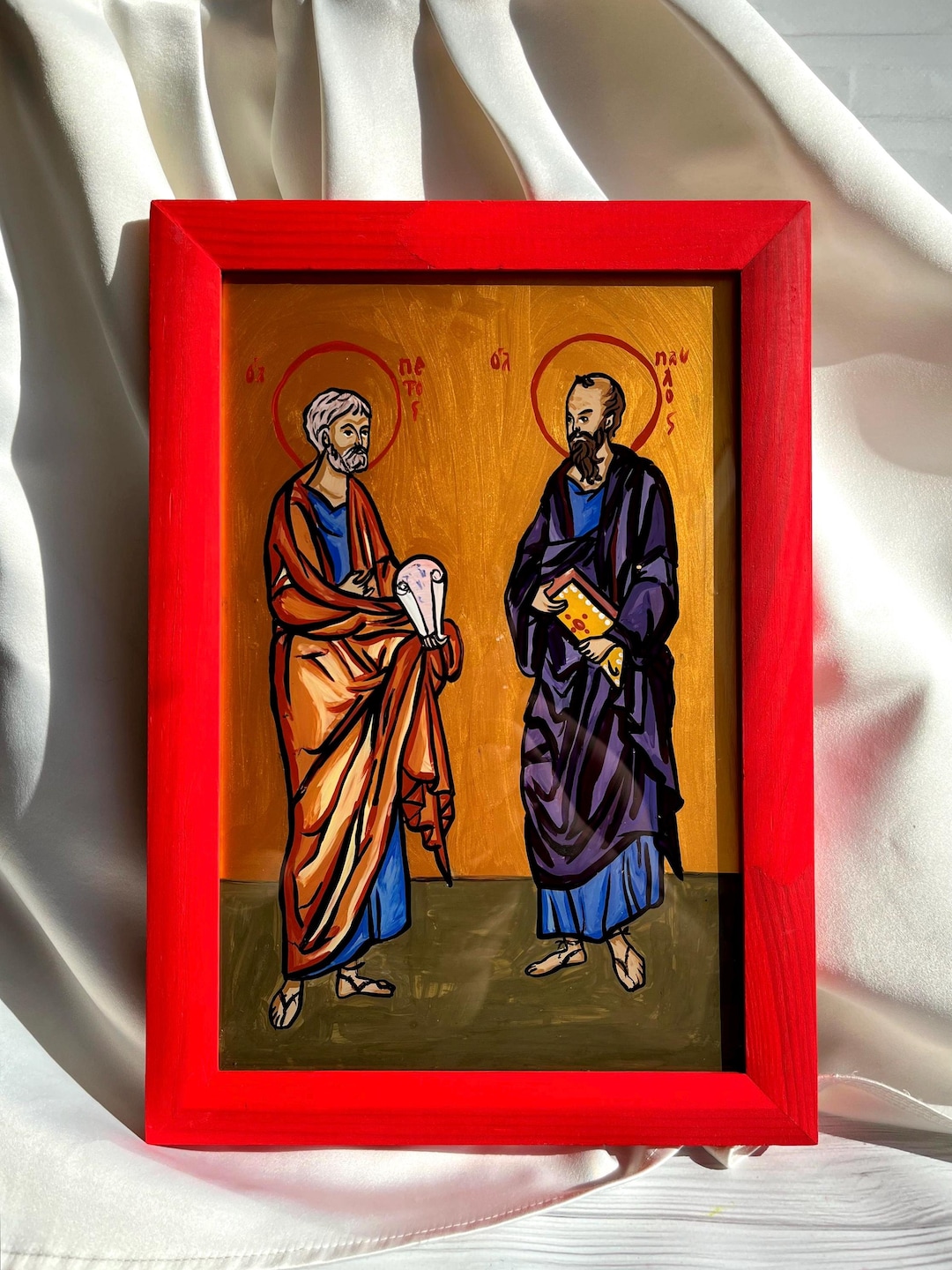 Apostles Saint Peter and Paul Orthodox Icons , Christian Catholic Home ...