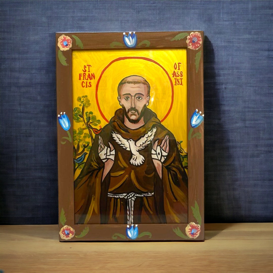 Saint Francis of Assisi, Founder of the Franciscan Orders, Handwritten ...