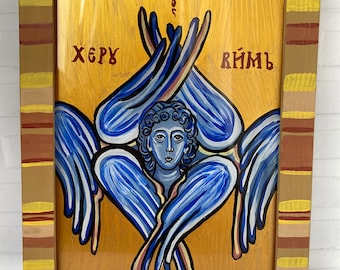 Cherub Orthodox Icon - Etsy