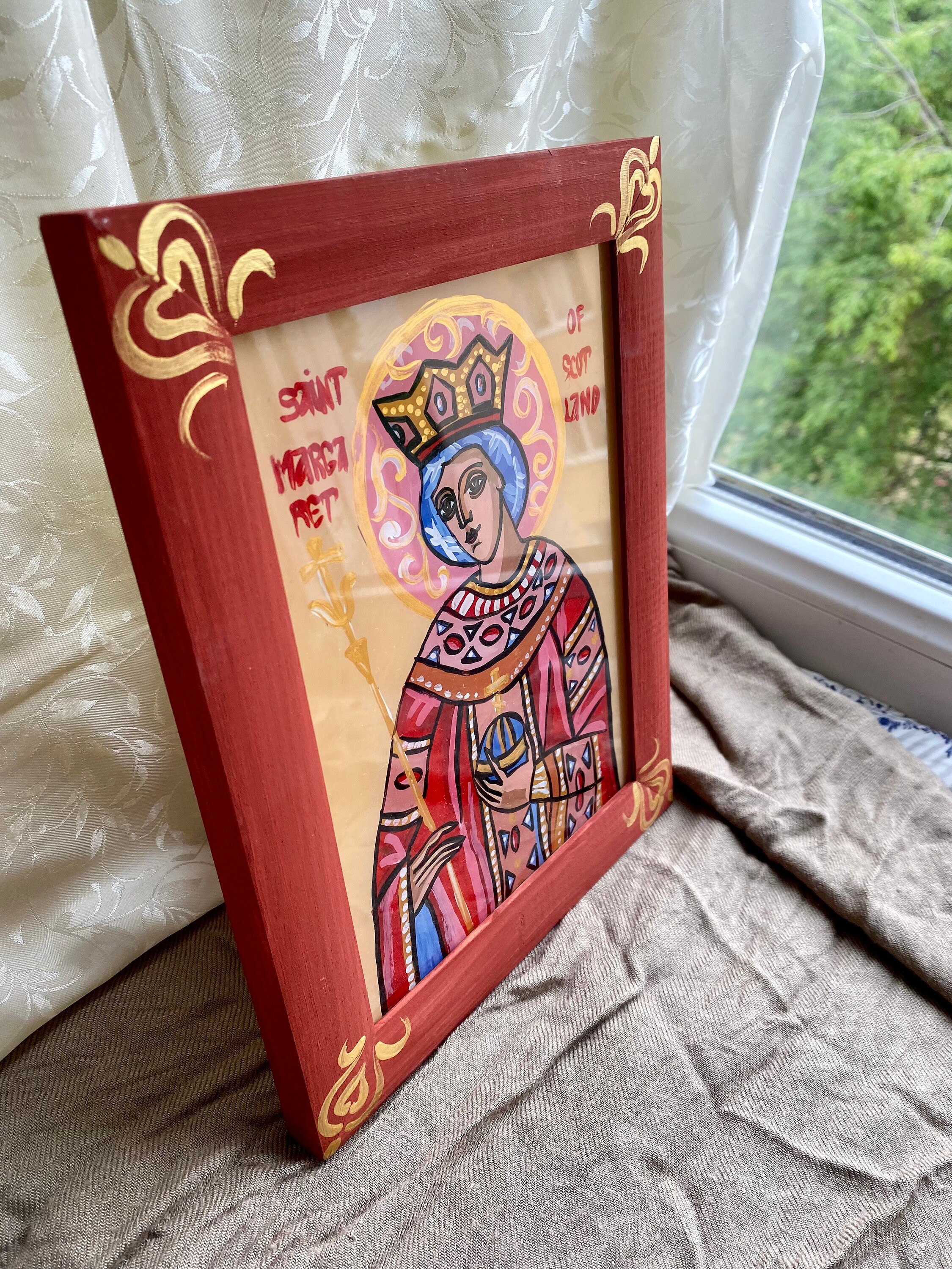 Saint Margaret of Scotland Religious Icon Christian Catholic - Etsy UK