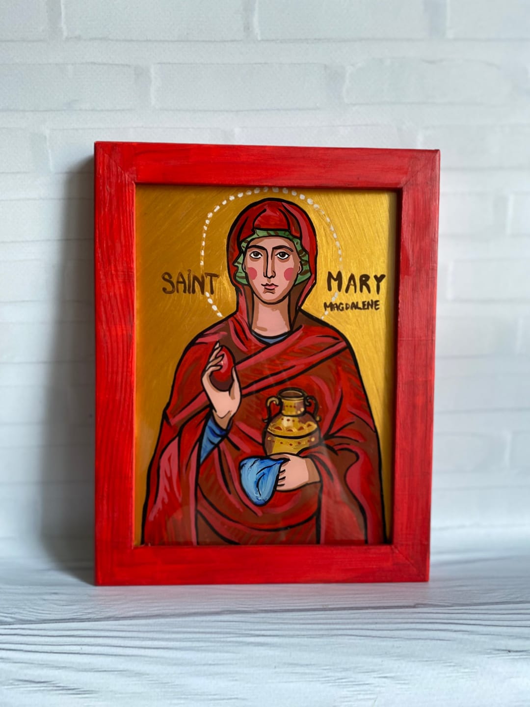 Saint Mary Magdalene, Catholic Hand-painted Icons, Christian Gift ...
