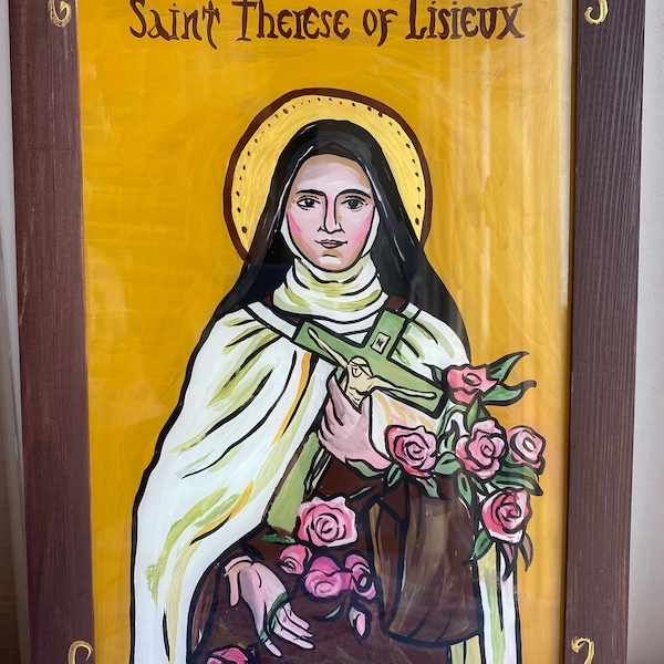 St Therese Icon - Etsy