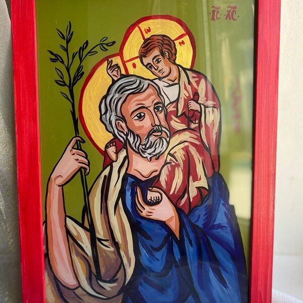 Saint Joseph Icon - Etsy