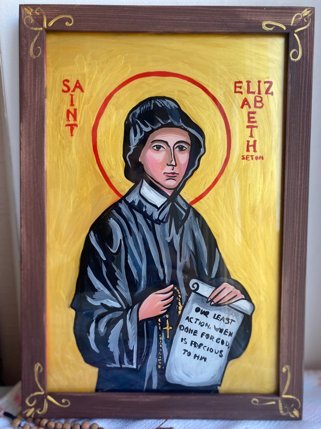 Religious Iconography, Saint Elizabeth Ann Seton, St Elizabeth Icon ...