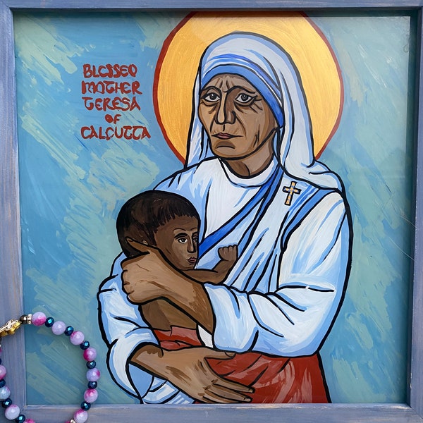 Saint Teresa of Calcutta Icon - Etsy