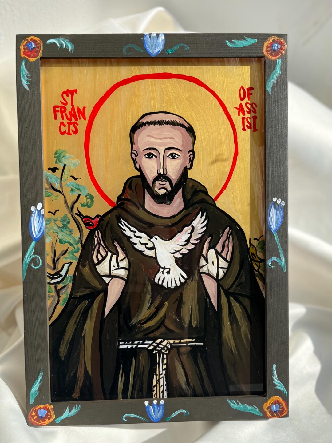 Saint Francis of Assisi, Founder of the Franciscan Orders, Handwritten ...