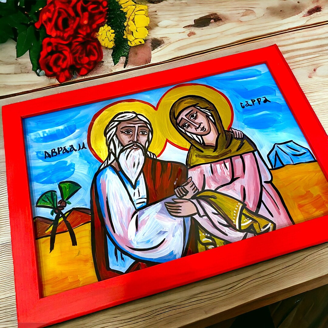 Christian Love Story Saint Prophet Abraham and Sarah, Saint Family ...