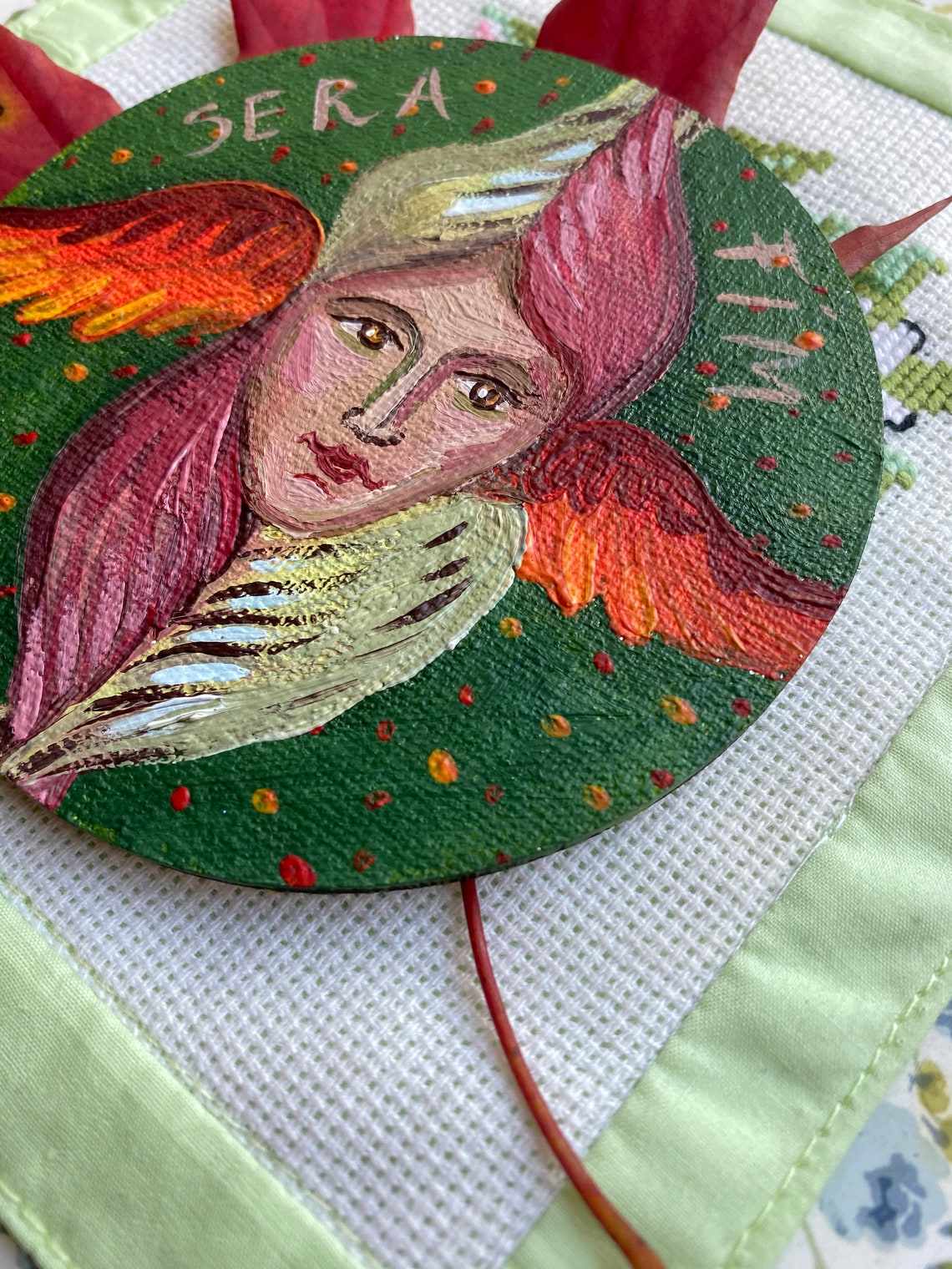 Cherub Icon Six Winged Cherub Cherubim Icon Angel Icon on - Etsy