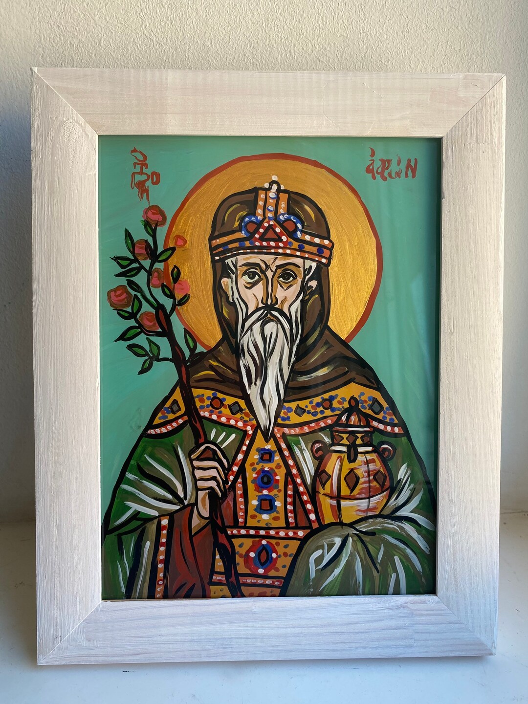 Saint Aaron Icon, St Aaron the First High Priest, Orthodox, Byzantine ...