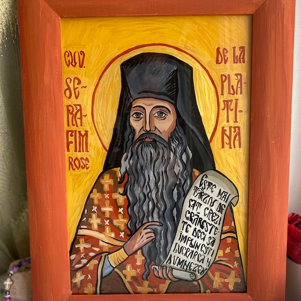 Saint Seraphim Rose Icons - Etsy UK