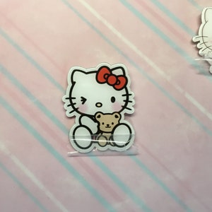 Cute Pink Kitty Acrylic Pins - Etsy