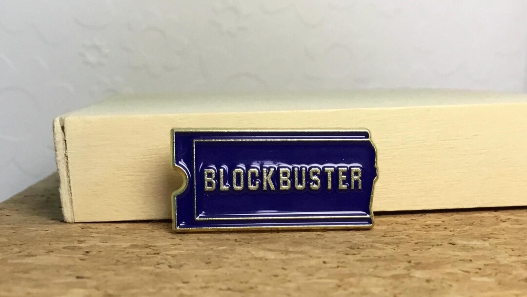 A Nostalgic Pin- Blockbuster and Their Famous Blue Ticket Background ...