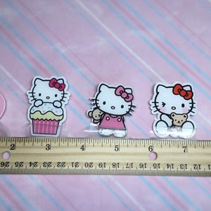 Cute Pink Kitty Acrylic Pins - Etsy