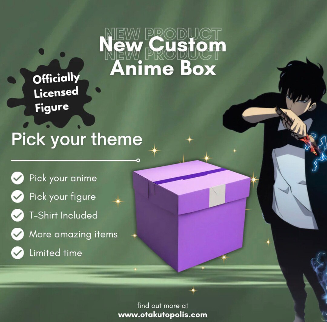 Anime Mystery Box, Anime Surprise Box, Anime Figure Available - Etsy