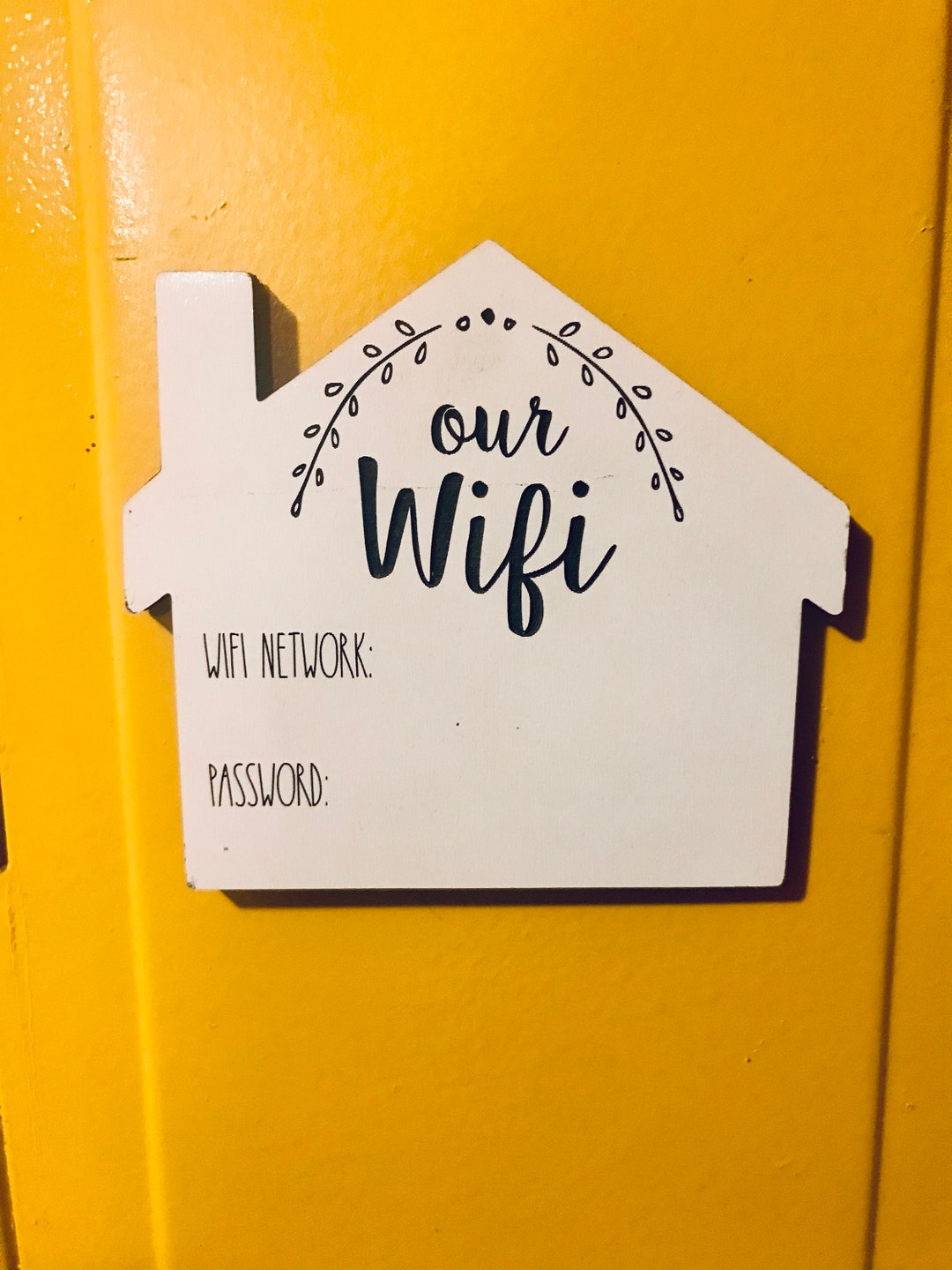 Wifi Password House Sign- SVG -DIGITAL CUT File Only - Etsy