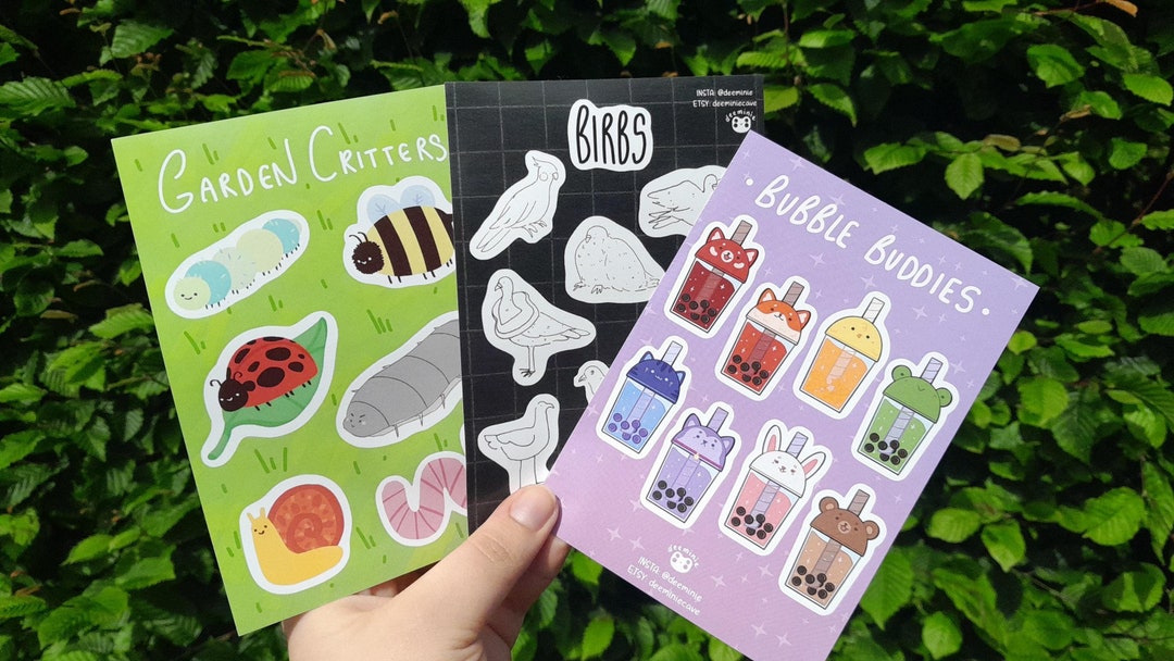 Cute Sticker Sheets! - Etsy
