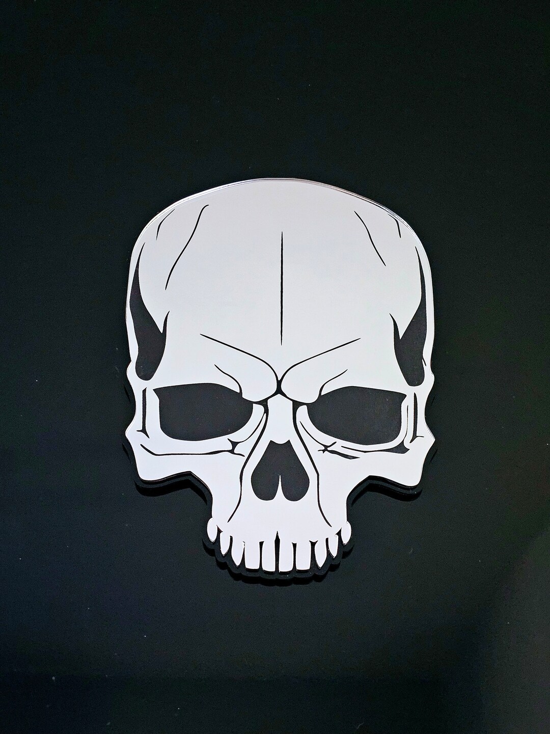 Skull Mirror | Handmade Wall Decor | Goth | Emo | Alternative ...
