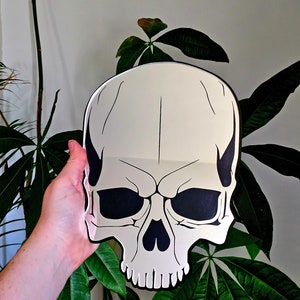 Skull Mirror | Handmade Wall Decor | Goth | Emo | Alternative ...
