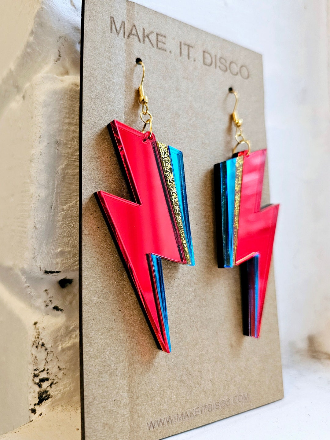 David Bowie Aladdin Sane Earrings | Star Man | Ziggy Stardust ...