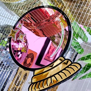 Handmade Crystal Ball Mirror | Wall Decor | Magic | Fortune Teller ...