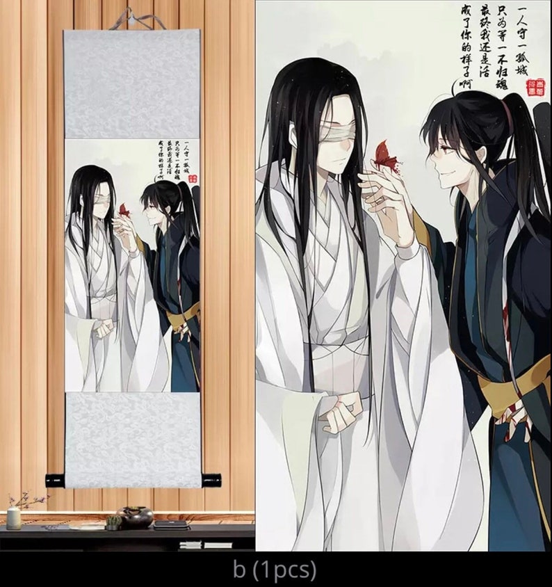 MDZS Wall Scroll Art Anime Fabric Poster Tapestry Print Art - Etsy