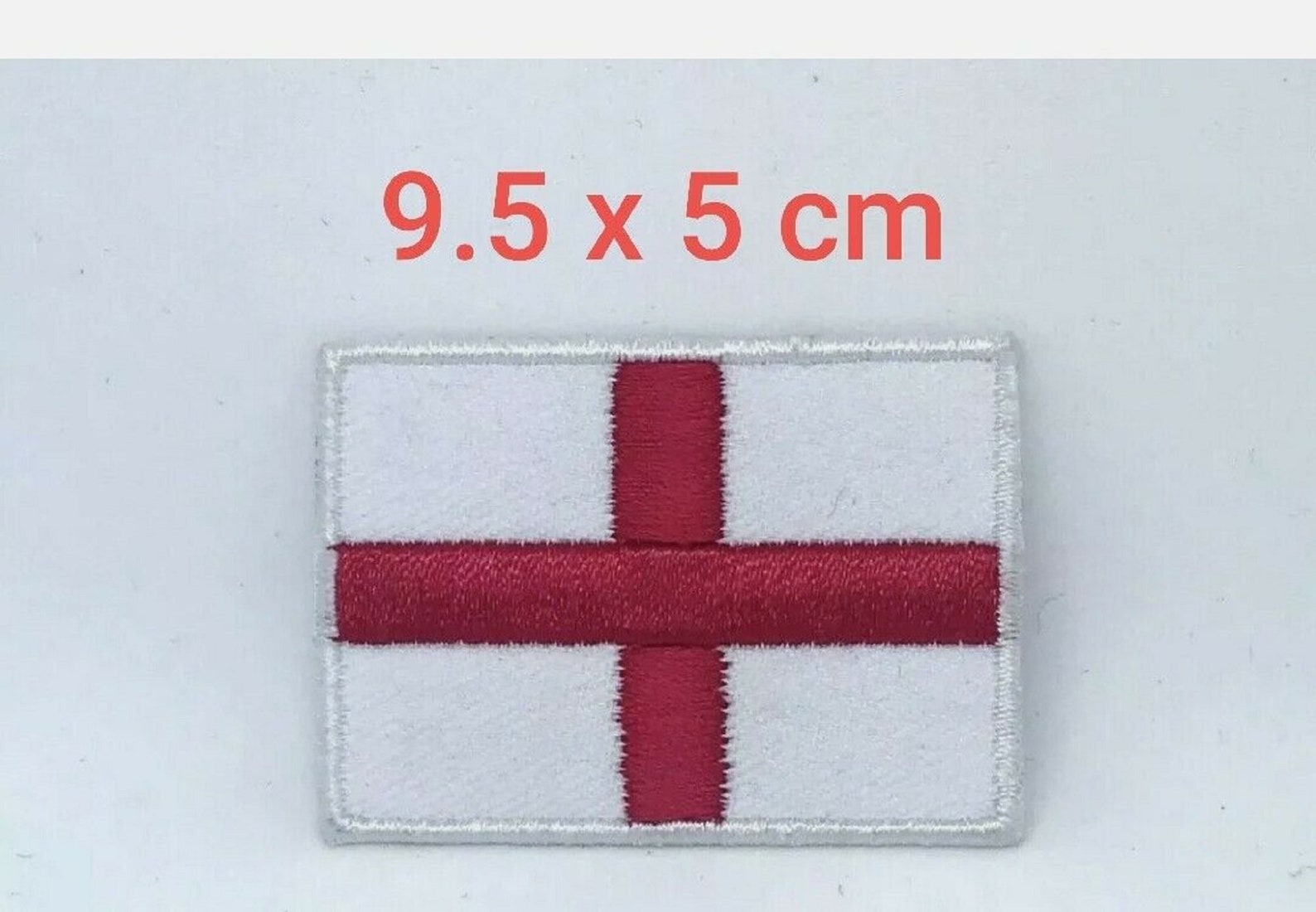 England Flag English St.george Cross Embroidered Iron on Sew - Etsy