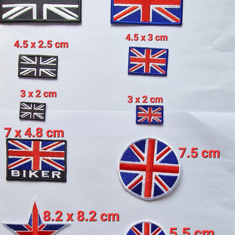 Sew on Union Jack Patch - Etsy