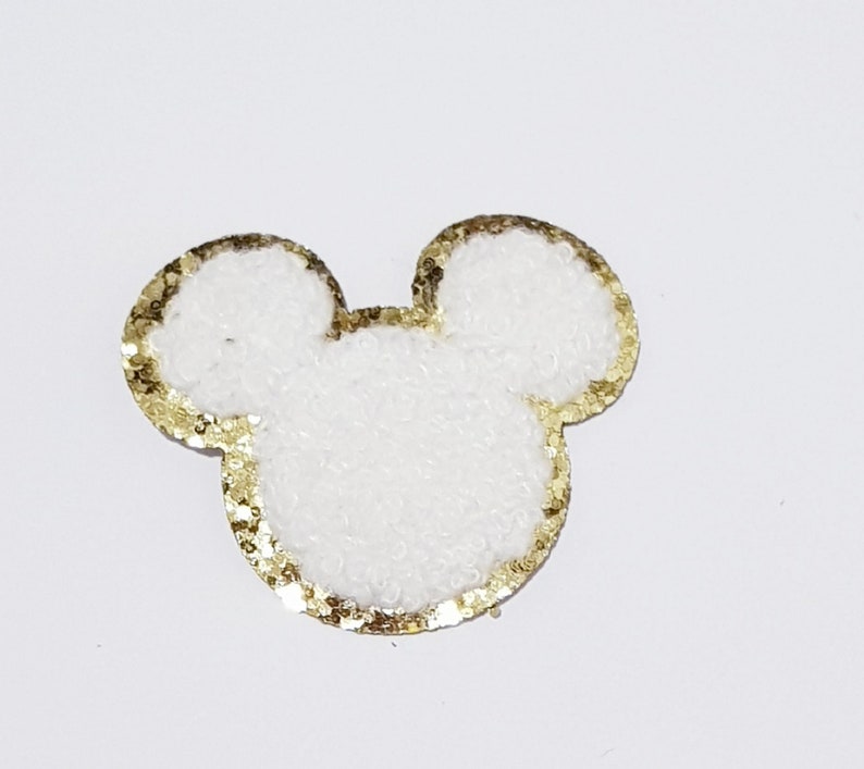 Chenille Mickey Mouse Patch- Mickey Iron on Patch - Etsy UK