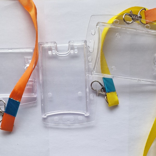 Transparent Id Card Holder - Etsy