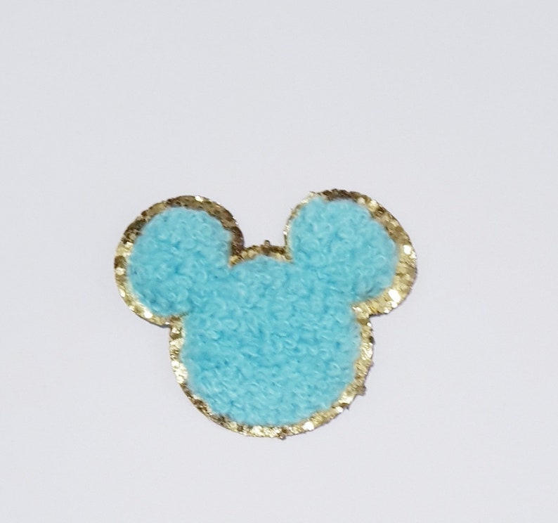 Chenille Mickey Mouse Patch- Mickey Iron on Patch - Etsy UK